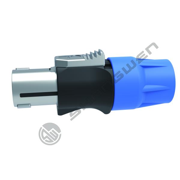 Quality Female Quick Lock 4 Pin Loudspeaker Connector for Industrial Electronics for sale