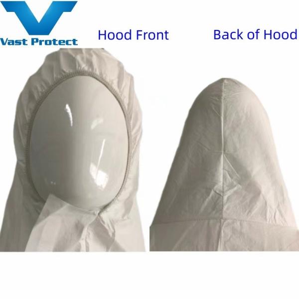 Quality Disposable Breathable Soft Waterproof Microporous Protective Coverall En ISO for sale