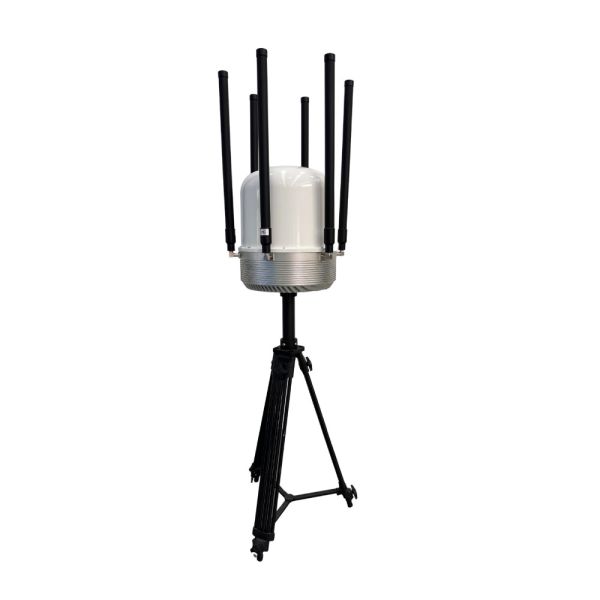 Quality 6 Channel 8 Channel 2KM 3KM UAV Fixed Drone Jammer For Perimeter Security for sale