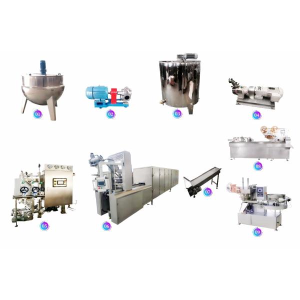 Quality PD150 Professional Hard Candy Lollipop Production Line 150KG Per Hour Automatic for sale