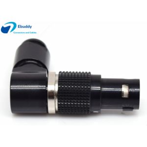 Quality Right Angle FHG 0B Lemo 7 Pin Connector Elbow Plug Black Color FHG.0B.309 for sale