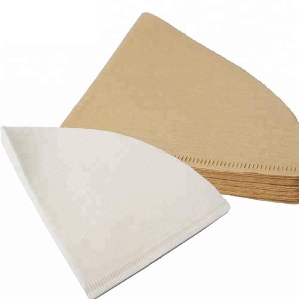 Quality 2-4 Cups V Shape Heat Seal Coffee Filter Multi Sizes And Multiple Selection for sale