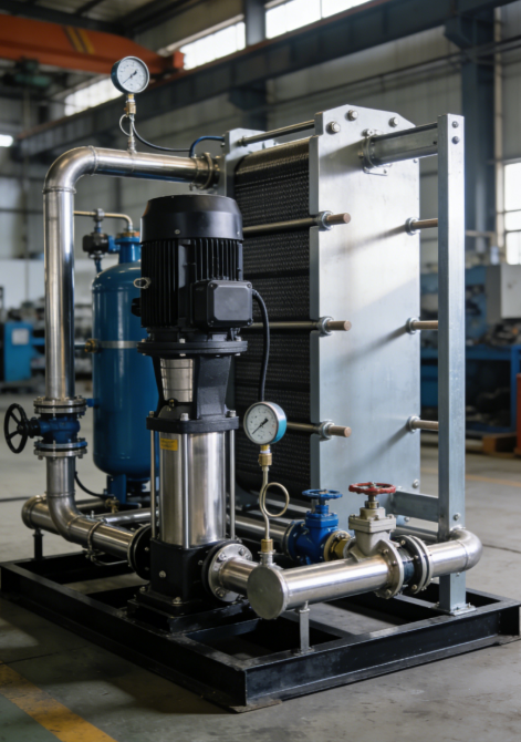 Quality Customized Machine Heat Exchanger Unit With Flange High Quality for sale