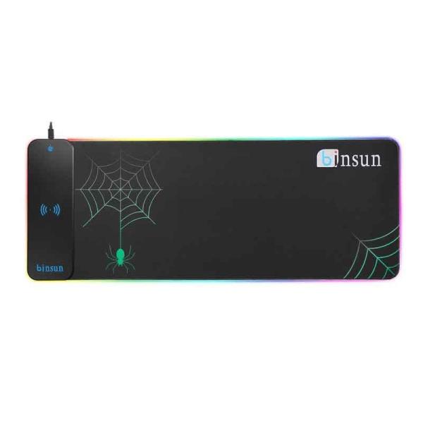 Quality RGB Gaming Mouse Pad Wireless Charger for sale