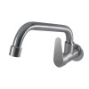 china Chrome Finish Stainless Steel Kitchen Faucet Mixer With Hot Cold Water And