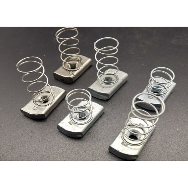 Quality Channel Accessories Zinc Plated Strut Spring Nuts for sale