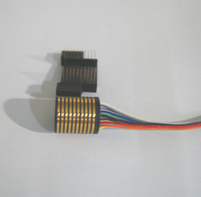 Quality 10 Circuits Electric Slip Ring 100rpm Speed Transmitting 2A for sale