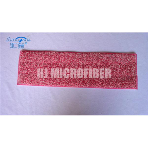 Quality Red Dyed Yarn Twist Eco Friendly Microfiber Wet Mop Pads For Home Cleaning for sale