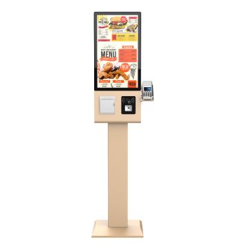 Quality Self Checkout Kiosk With 23.8inch Touch Screen Display Printer Scanner For for sale