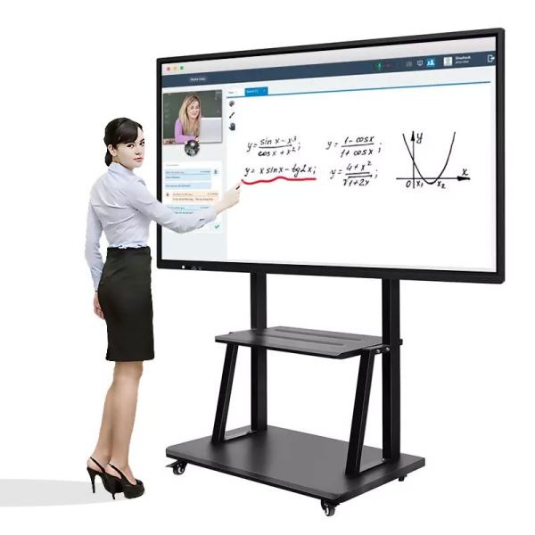 Quality 86 inch 4K Smart Interactive Whiteboard Android Windows Dual System 20 points for sale