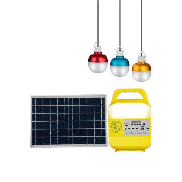 Quality IP55 6V 8000mah Portable Solar Lighting Kits For Garage for sale