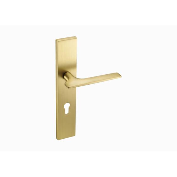Quality Gold Modern Dummy Lever Door Handles 145mm For Bedroom for sale