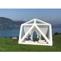 Quality Outdoor Portable Clear Pvc Inflatable Camping Tent With Airtight Frame For for sale