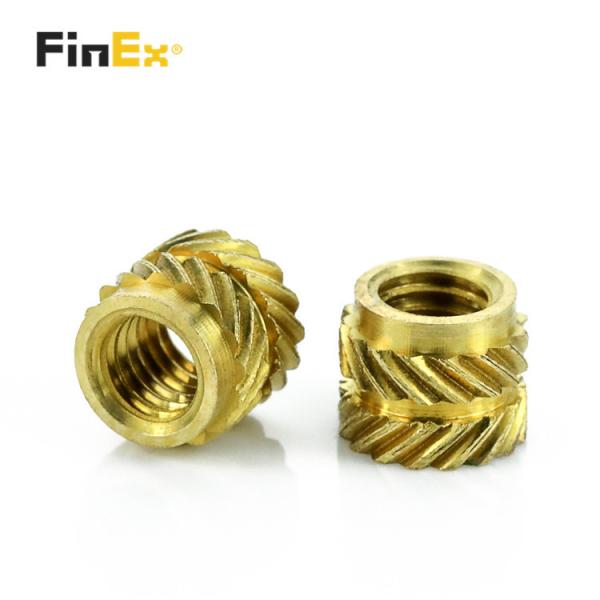 Quality Brass Threaded Insert Nut Customized Furniture Insert Nuts For Wood for sale