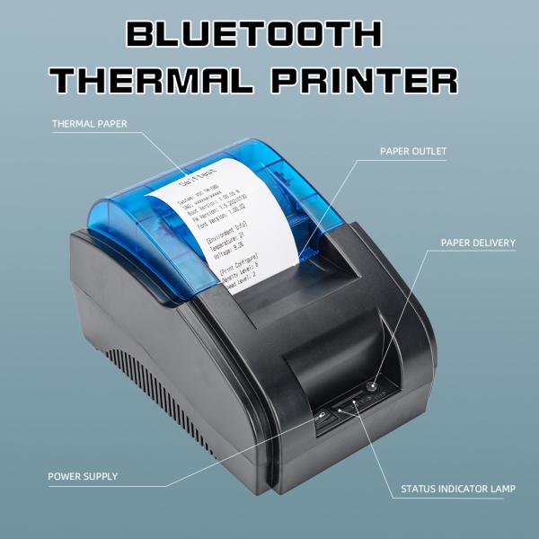 Quality 58mm Bluetooth Wireless Thermal Printer No Ink with Max. Resolution 384 Dots for sale
