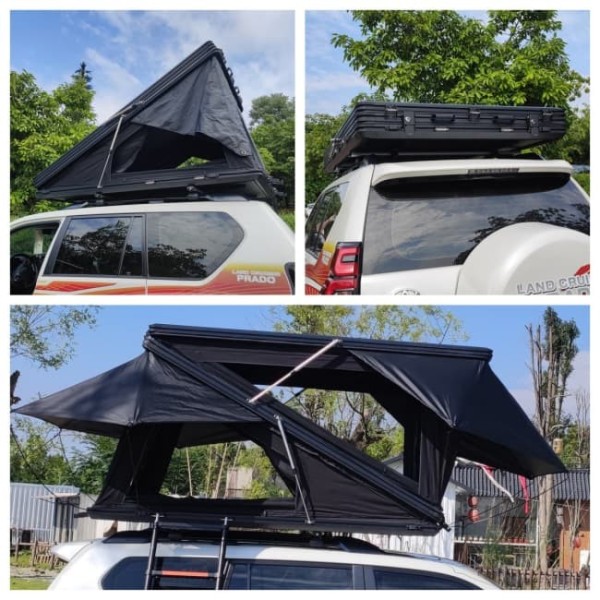 Quality Folding Offroad Automatic Roof Top Tent Hard Shell Camping Tent for sale