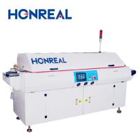 Quality 6 Zone SMT Reflow Soldering Machine with Touch Screen PLC Control for sale