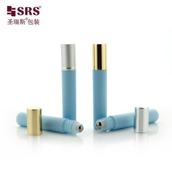 Quality Aluminum Cap PP Round Empty Wholesale Roller Massage Bottle Plastic Roll On Ball for sale