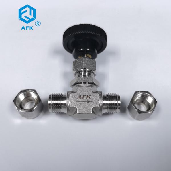 Quality PTFE High Pressure Needle Valve EN3.1 6000psi Stainless Steel for sale