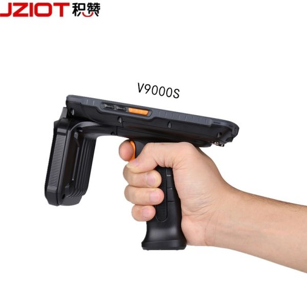 Quality 5.5 Inch Uhf Handheld Reader RFID Reader Pda With Handle Pistol Grip Android 11 for sale