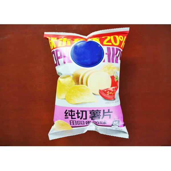 Quality Custom Printed Potato Chip Plastic Bags With Own Logo Zipper Packaging Bag for sale