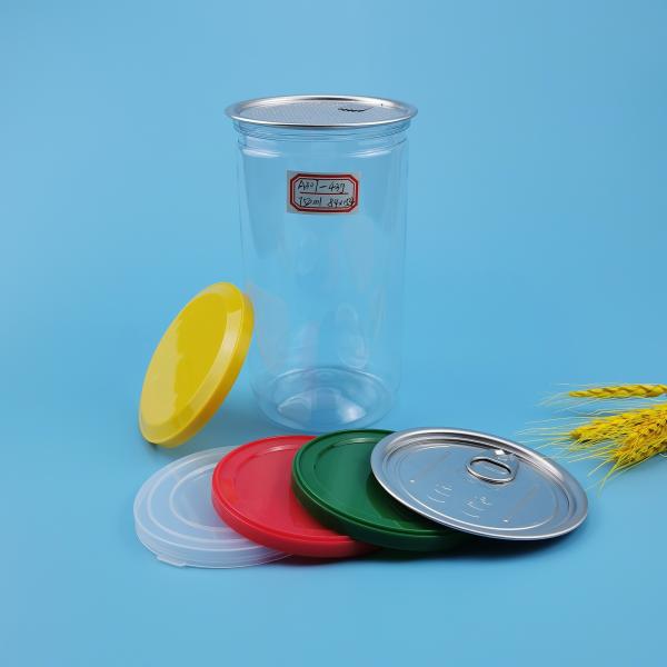 Quality Cylinder Round 83mm 750ml Recyclable Storage Containers for sale