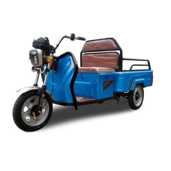 Quality 500W Electric Tricycle Truck Three Wheel Electric Cargo Bike for sale