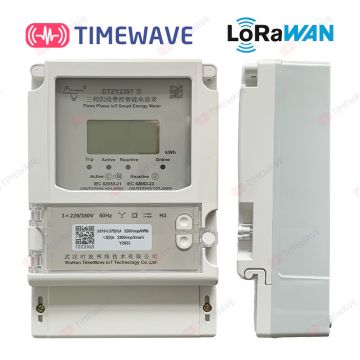 Quality Smart Prepaid Energy Meter Intelligent LoRaWAN 3 Phase 4 Wire Energy Meter for sale