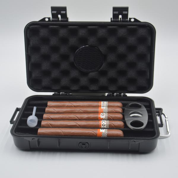 Quality Waterproof IP67 Humidor Cigar Box For 5pcs Cigar for sale