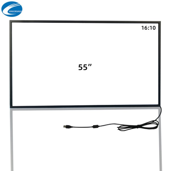 Quality Multi Touch 20points IR Touch Bezel Frame 55 Touch Screen Overlay for sale
