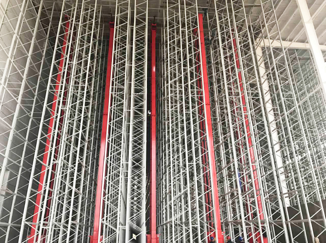 Integrated Logistics Center Pallet Stacker Crane ASRS Automated Shuttle Storage System 