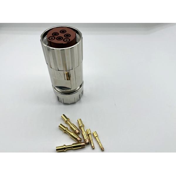 Quality Circular M40 Power Connector 6 Pin Servo Encoder Female Crimp Wire Plug for sale