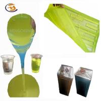 Quality 40 Shore A RTV Polyurethane Liquid Rubber For Making Molds For Concrete Wall for sale