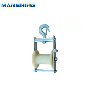 Quality Aluminum Nylon Sheave Roller Bunch Conductor Stringing Pulley Block for sale