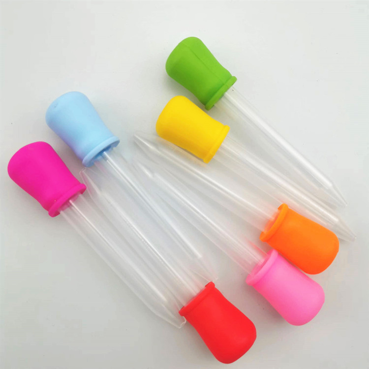 Quality Bulk Children's Silicone Dropper Feeding Device | 5ml Scale Baby Feeding Dropper Wholesale for sale
