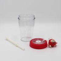 Quality Plastic Tritan School Water Bottle For Baby Girl Straw Drinking for sale