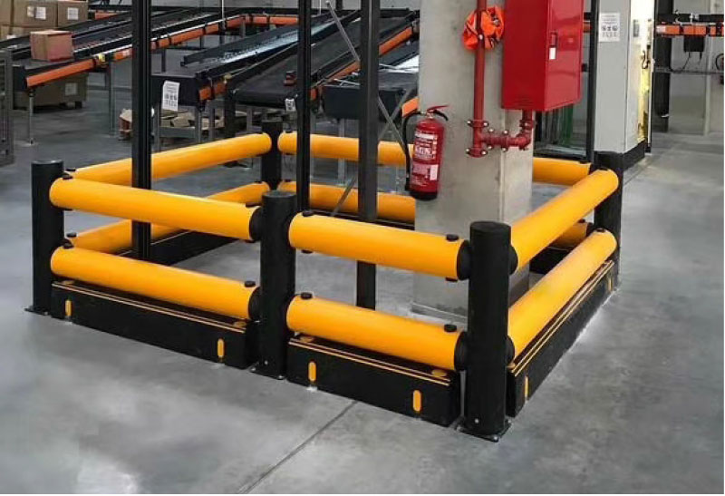 Building Post Safety Barrier Polygon Anti-Collision Guardrails Warehouse Safety Barrier