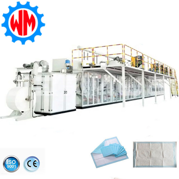 Quality Energy-saving Full Servo Mattress Pad Machine Underpad Production Line Auto for sale