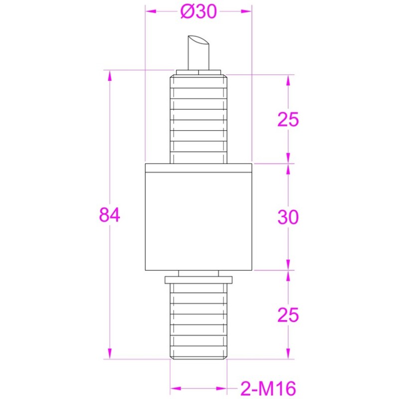 inline force transducer