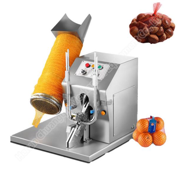 Quality Potato Garlic Net Bag Packaging Machine Net Packaging Machine Net Bag Sealing for sale