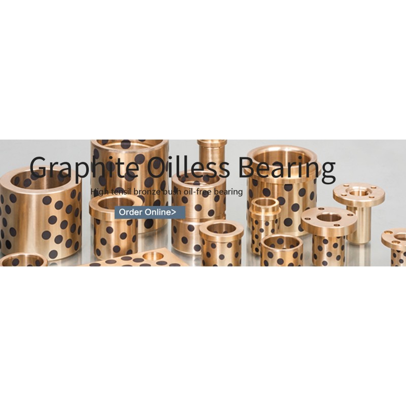 Customized Oil / Grease Groove Bearing Casting Bronze Sleeve & Flange Brass Bushing for Loaders 