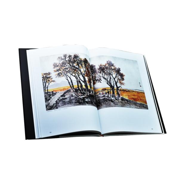 Quality OEM Hardbound Book Printing Silkscreen Printed Fabric Texture Paper for sale