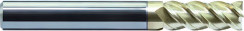 Quality NaNoTiALCrN Coated 3 Flute Flattened Carbide End Mills for sale