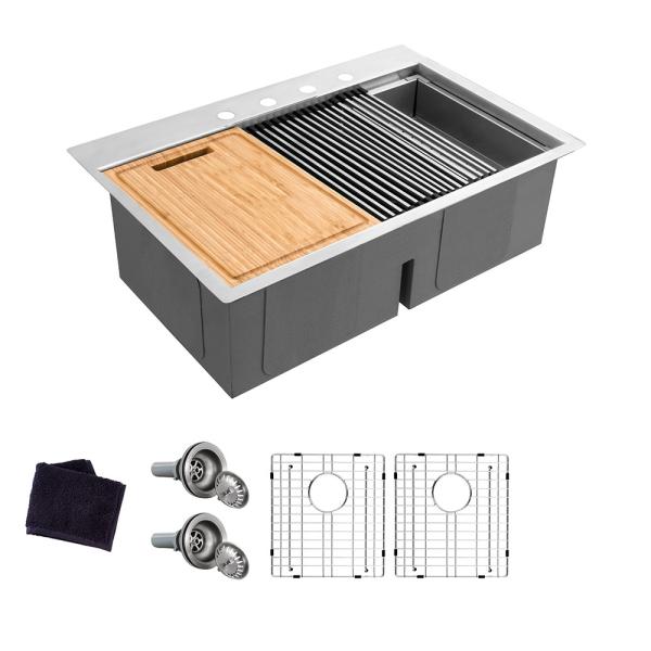 Quality Multi Function Stainless Steel Kitchen Workstation Sink For Apartment for sale