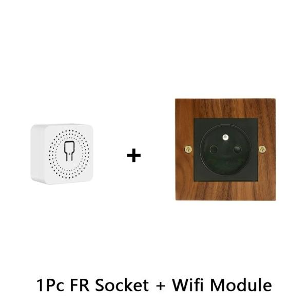 Quality Cover Solid Wood Toggle Light Switch Panel Brass Home Wall Switch 86 Type for sale