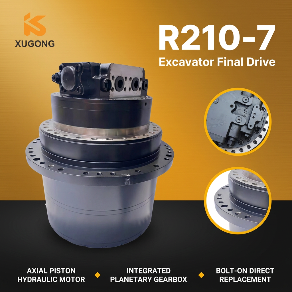 Quality R210-7 Excavator Spare Parts TM40 Travel Motor Assy for Hydraulic Motor for sale