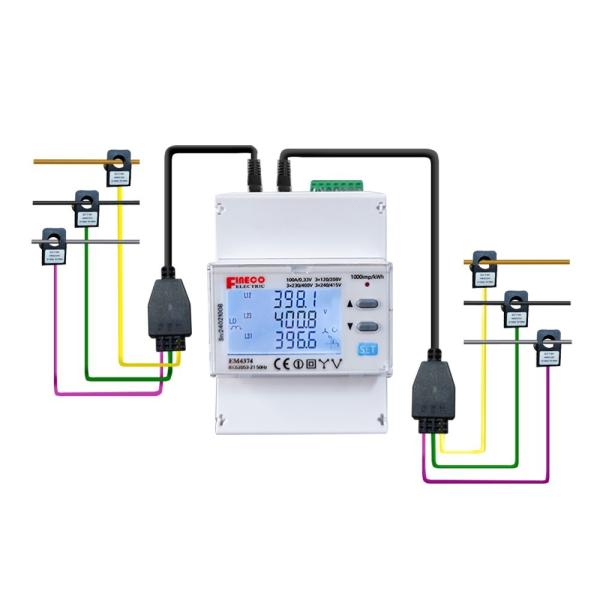 Quality High Accuracy Class 1.0/B Three Phase Power Analyzer with Rogowski Coil Meter for sale