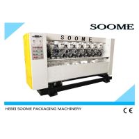 Corugated Thin Blade Slitter Scorer Machine Left Right Moving 80 m/Min