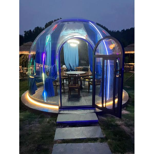 Quality Polycarbonate Dome Tent Modular Prefab PC Crystal Bubble Dome House for sale