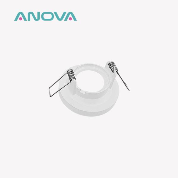 Quality Anti-Glare Recessed Spotlight Frame Semi-Recessed GU10/MR16 Compatible for sale